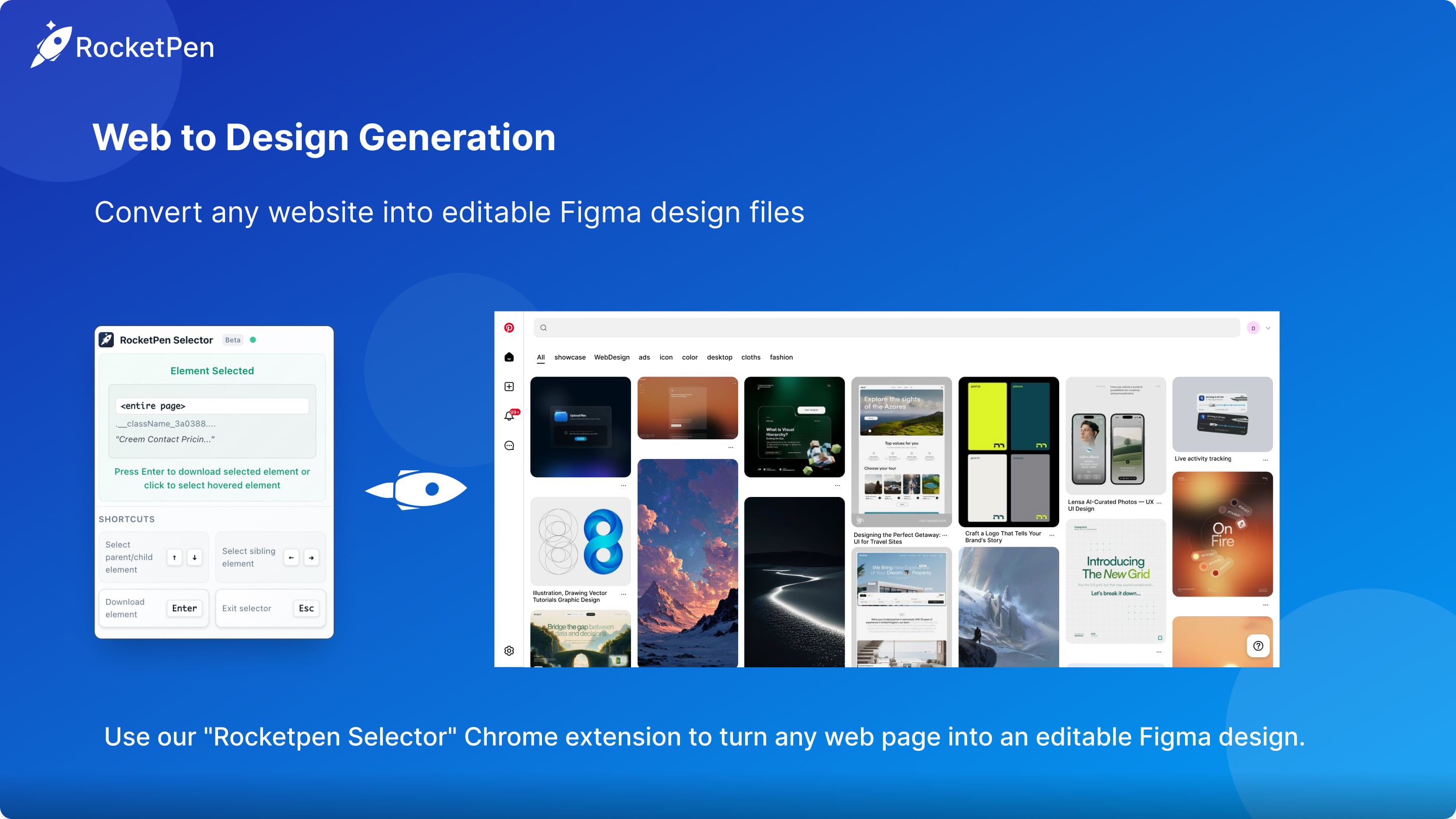 RocketPen - AI-Powered UI Design Generator | Create Designs Instantly